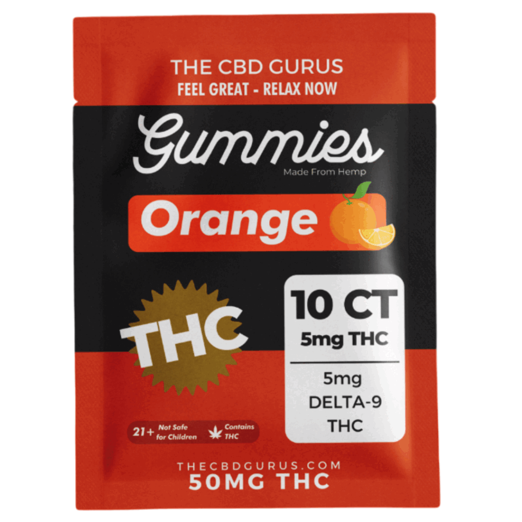 Full Spectrum Gummies Delta 9 THC (10)ct - Orange +30 Million Bolivar ...